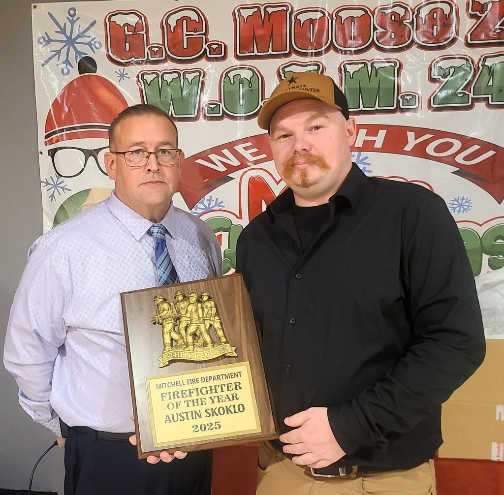 Mitchell Fire Department held its annual Christmas celebration of 2025 ...